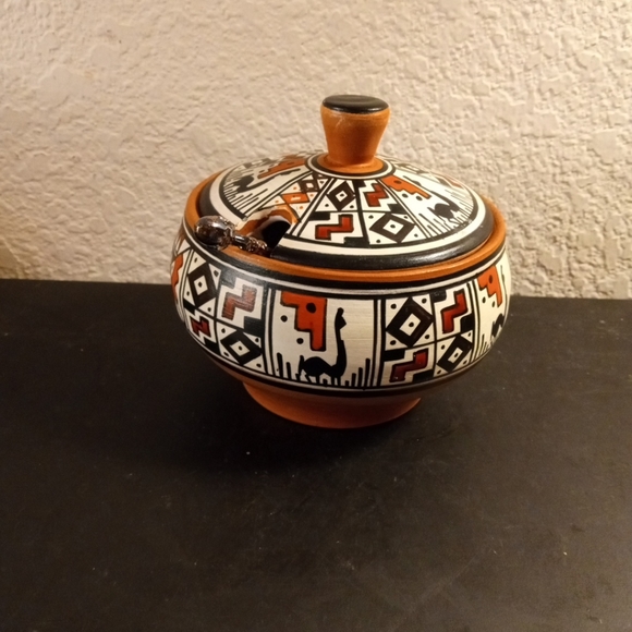 inca | Art | Gorgeous Vtg Inca Pisac Cusco Handpainted 5 Peruvian ...
